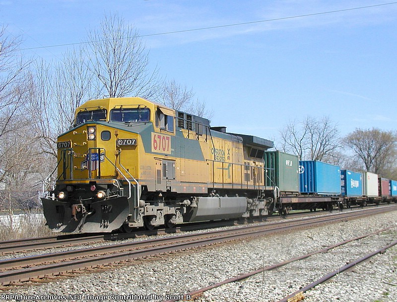 UP 6707 Patched C&NW Operation Life Saver